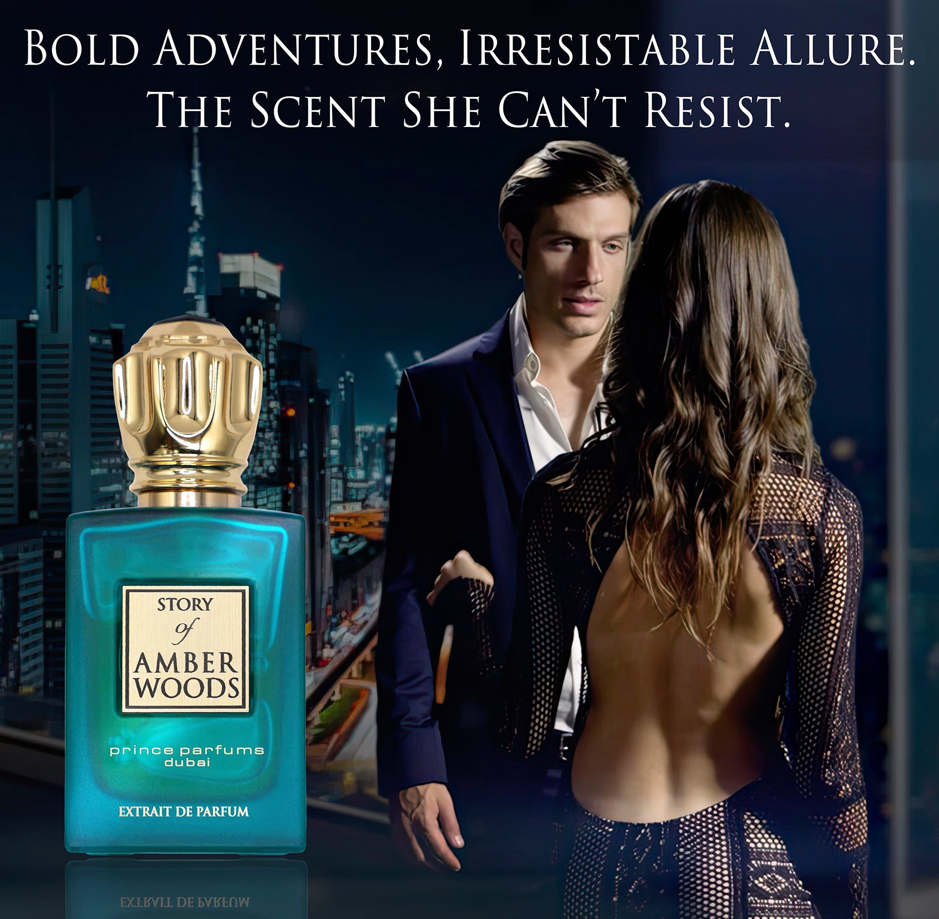Amber Woods 100ml/3.4oz Mens Extrait de Parfum - Prince Parfums Dubai